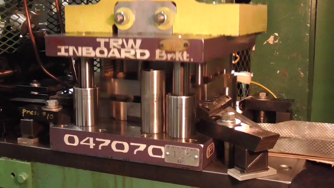 Metal Stamping Press - YouTube