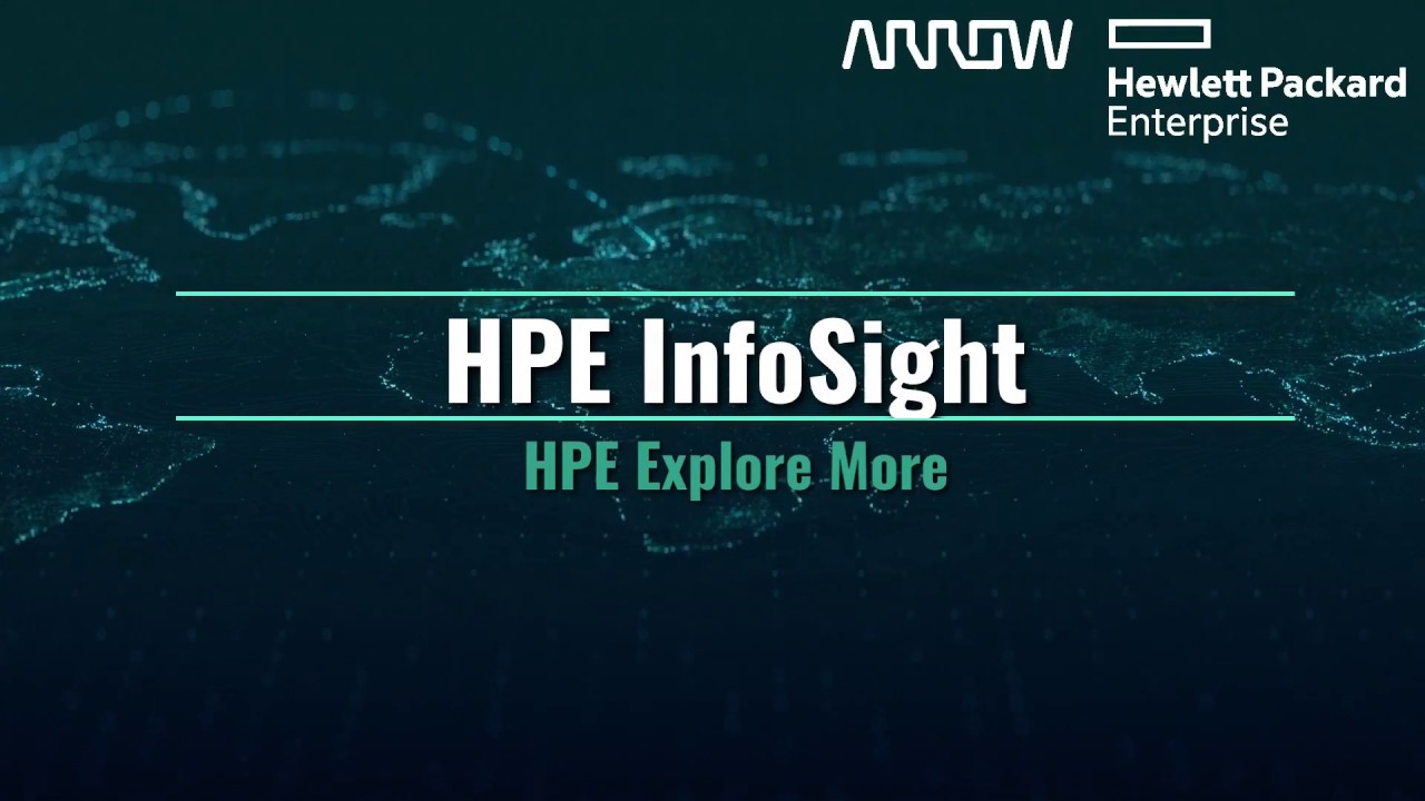 HPE Explore More - InfoSight Infographic - YouTube