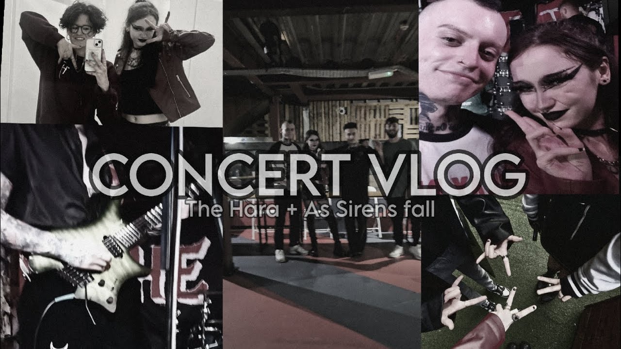 [ Concert Vlog ] : the hara + as sirens fall 18/11/23 - YouTube