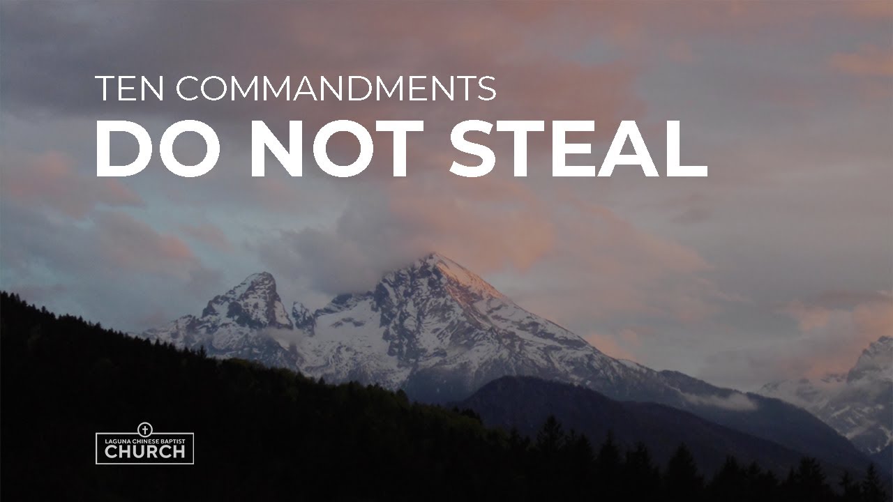 November 8 Worship Service | Commandment #8: Do Not Steal | Exodus 20: ...