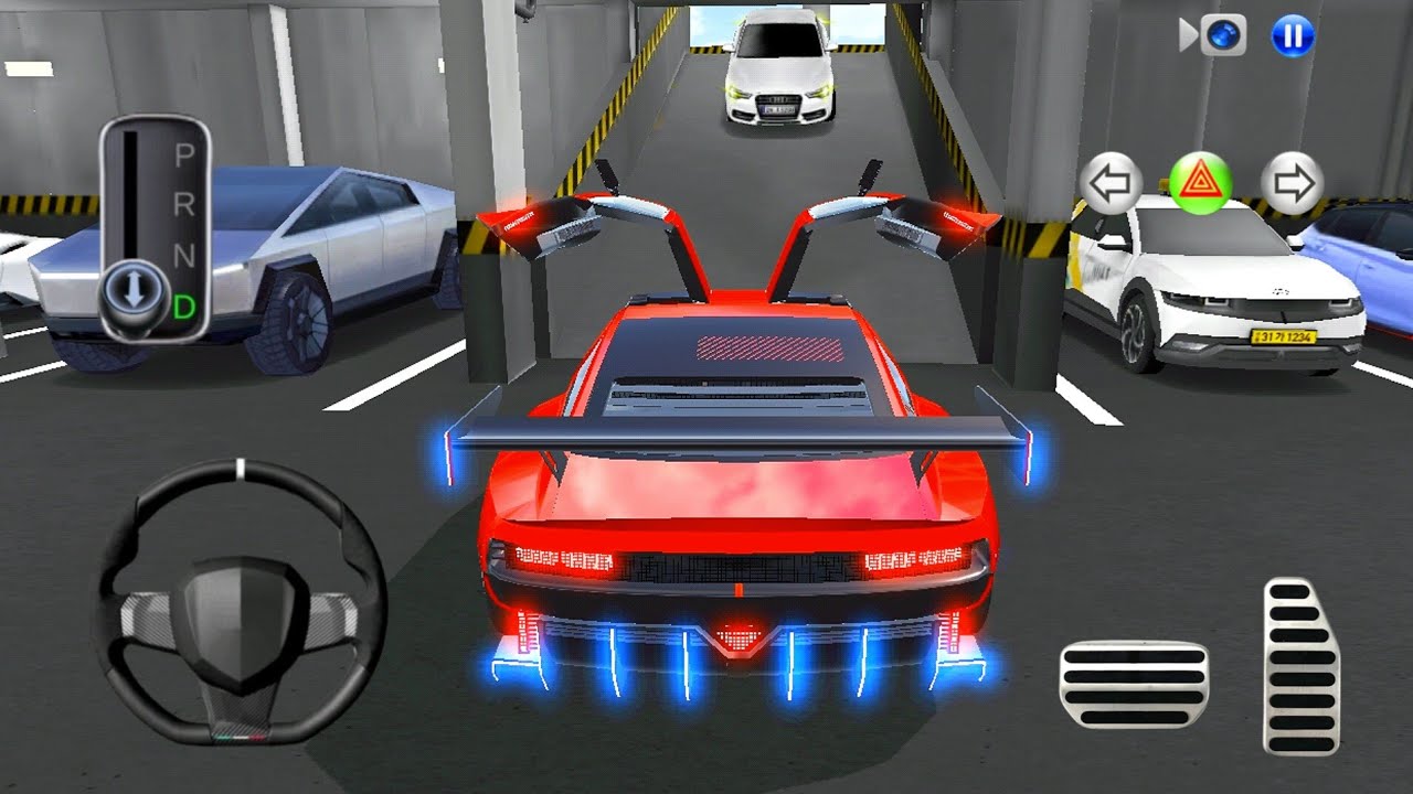 New Yellow Racing Car Ready For Parking | 3D Driving Class | Best ...