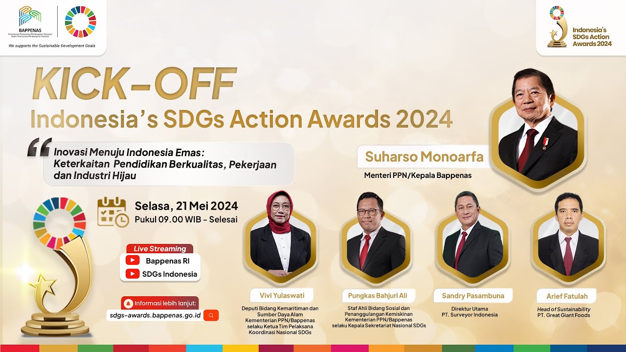 Kick Off Indonesia SDGs Action Awards 2024 - YouTube