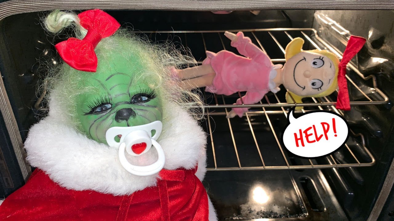 The Grinch Baby puts Cindy Lou Who in the oven and tries to steal ...
