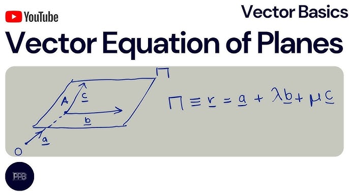 Outstanding Equation Of A Plane Vectors Images Vector Line And Plane