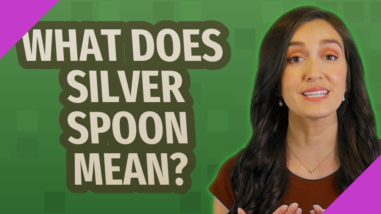 What does Silver Spoon mean? - YouTube