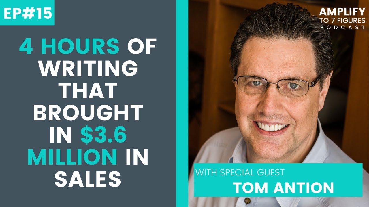 Ep #15 4 hours of writing that brought in $3.6 million in sales with ...