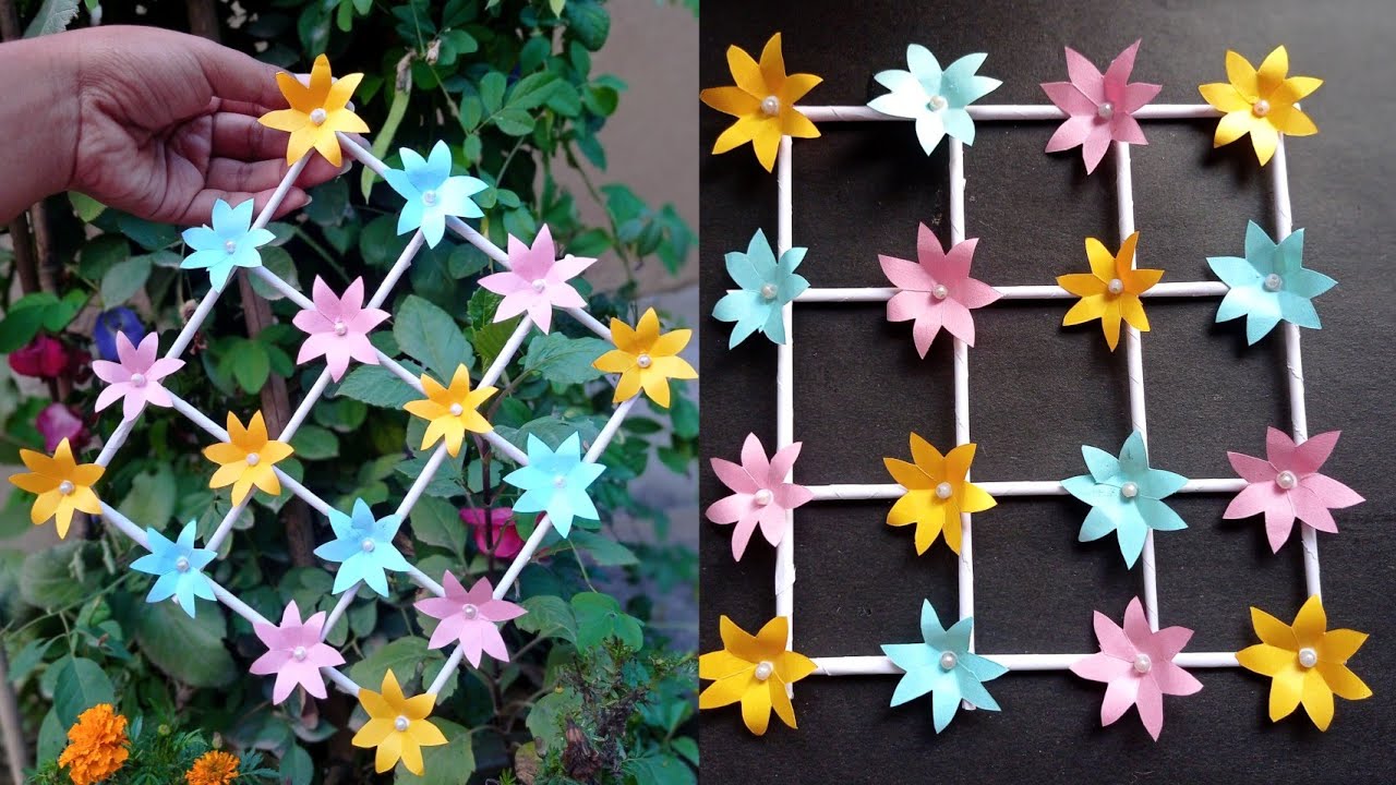 Easy to make a beautiful wall hanging/Making cute wall hanging/Home ...