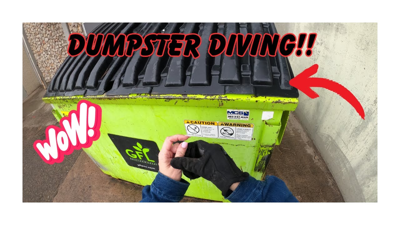 Insane Day Of Dumpster Diving In A Big City! You Have To See THis - YouTube