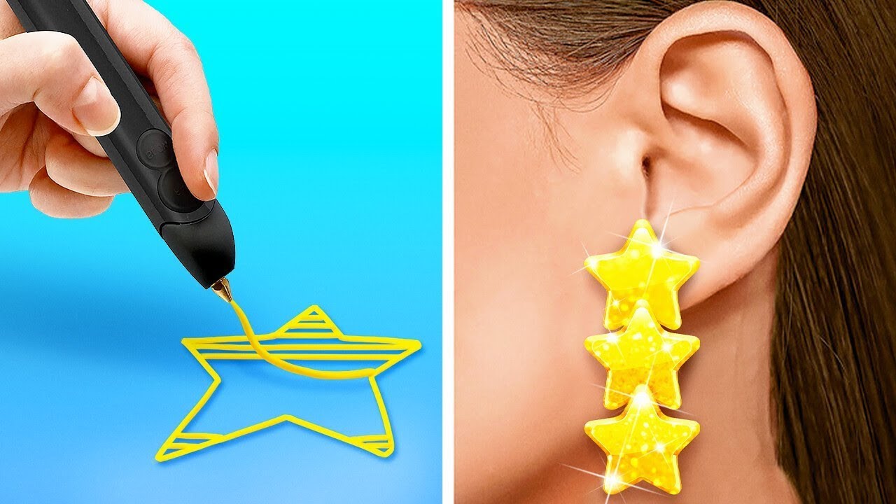 Adorable Epoxy Resin And 3D Pen Jewelry: Fantastic DIY Ideas You Have ...