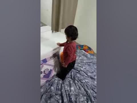 Baby Alina 1st jump - YouTube