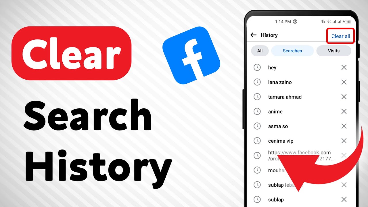 How to Clear Search History on Facebook (Updated) - YouTube