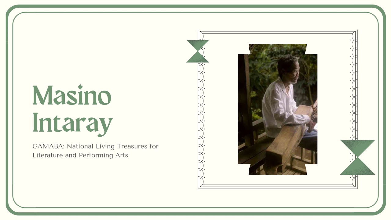 Masino Intaray a GAMABA Awardee - YouTube