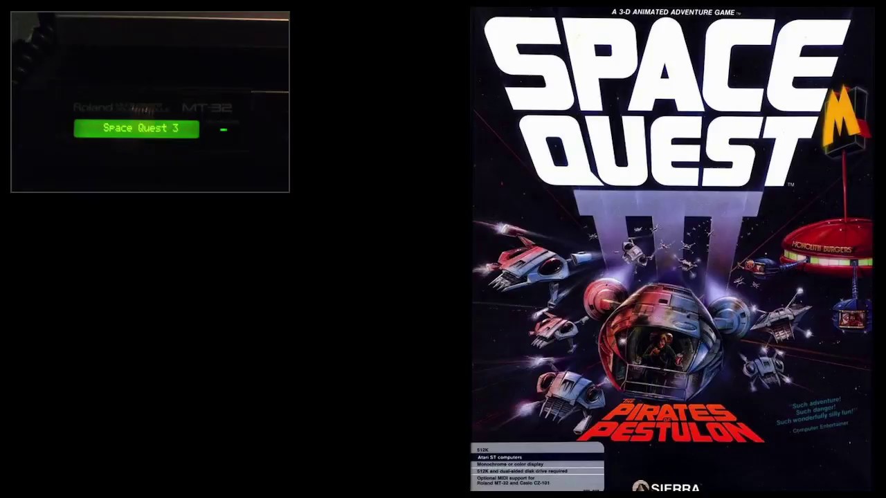 [Soundtrack] Space Quest 3 - 10 Monolith Burger [MIDI - Roland MT-32 ...