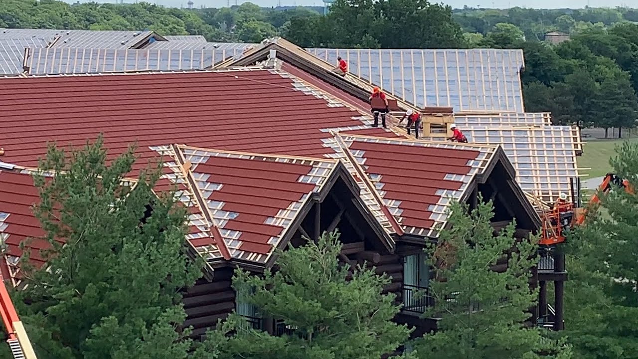 The Largest Shingled Roof In Canada - YouTube