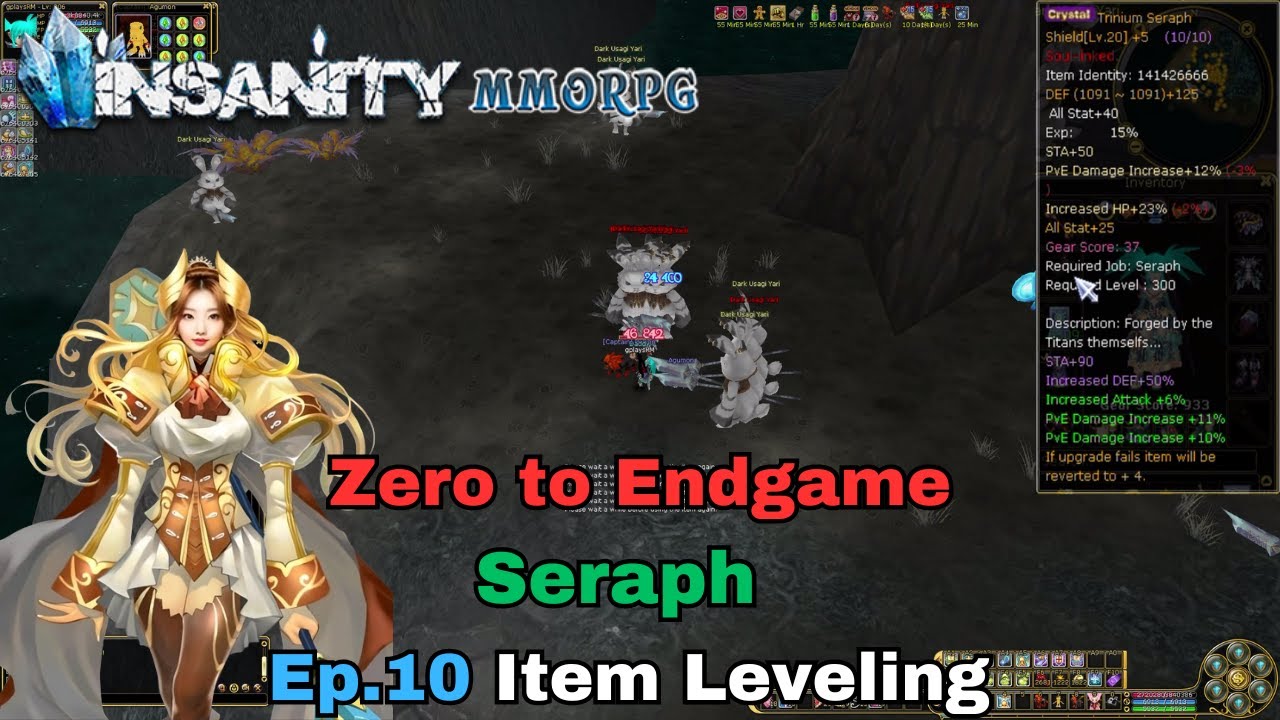 Insanity MMORPG - Zero to End Game Ep.10 - Item Leveling - YouTube
