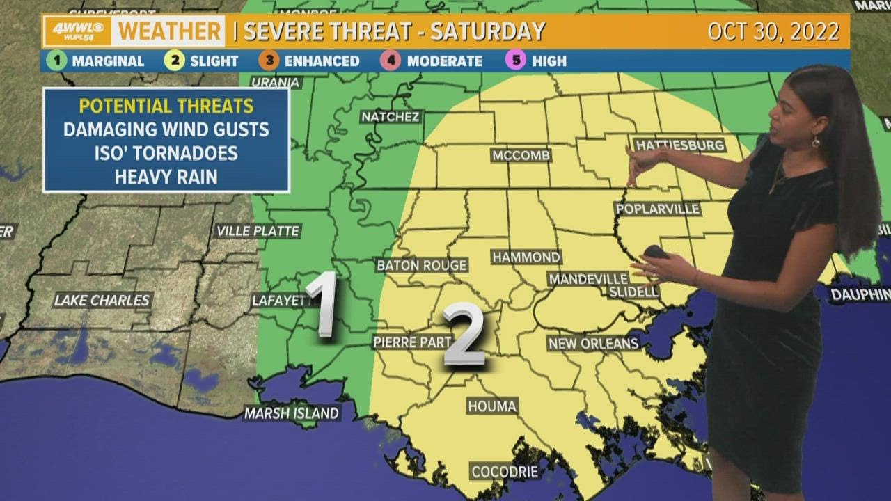 Storms moving in on Saturday - YouTube