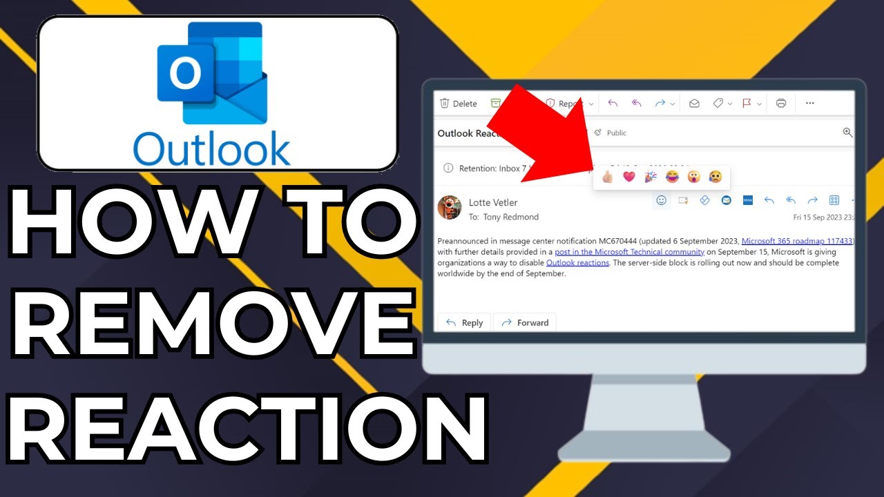 HOW TO REMOVE REACTION FROM OUTLOOK EMAIL (2025) - YouTube