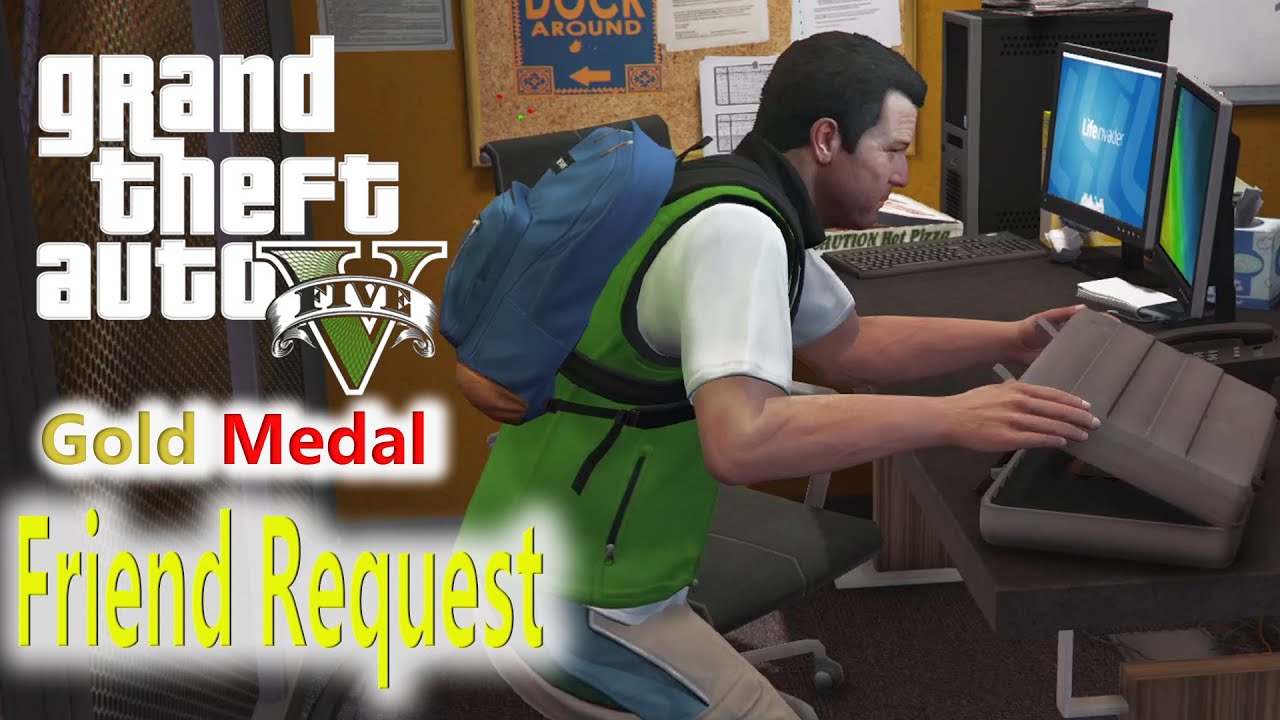 Friend Request GOLD Medal GTA 5 Mission-9 | C2E Tech - YouTube