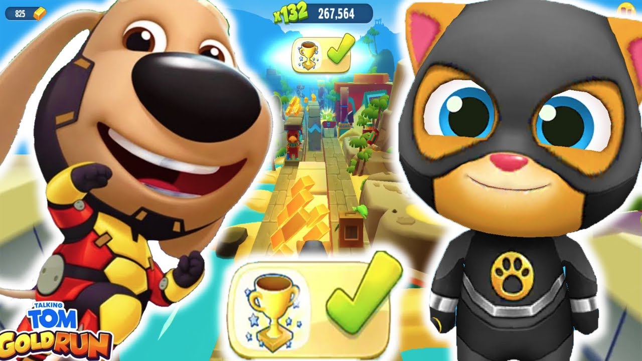 Talking Tom Gold Run - Iron Tom | New Gameplay, Full Screen . - YouTube