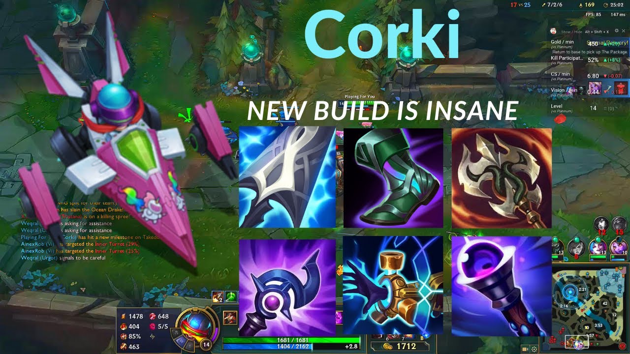 Corki New Build | Mid vs Ahri | Proview | EUW - YouTube