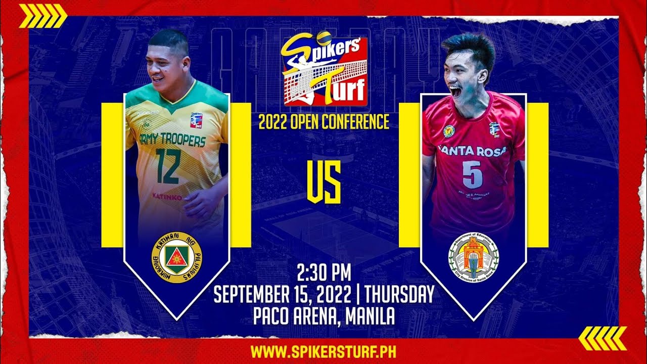 ARMY vs SANTA ROSA CITY | GAME 1 SEPTEMBER 15, 2022 | 2022 SPIKERS ...