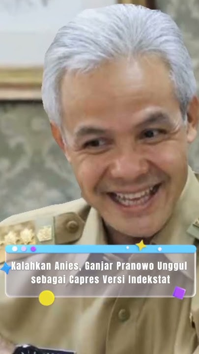 Kalahkan Anies Ganjar Pranowo Unggul Sebagai Capres Versi Indekstat