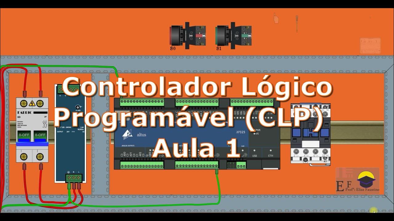 CONTROLADOR LÓGICO PROGRAMÁVEL (CLP) - Aula 1 - YouTube