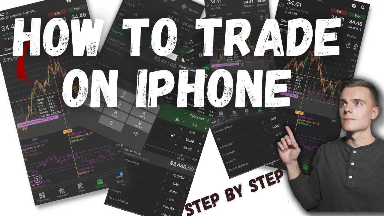 How to invest and trade on iPhone - YouTube