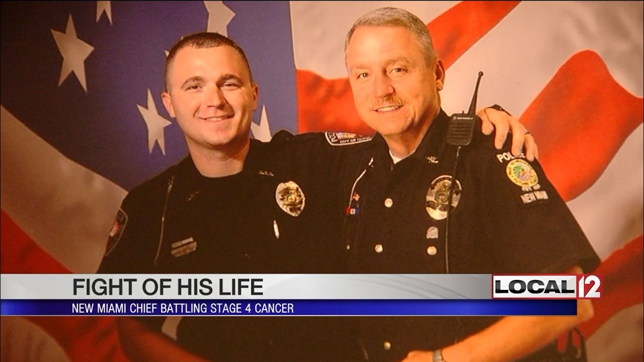 Local police chief battling stage 4 cancer - YouTube