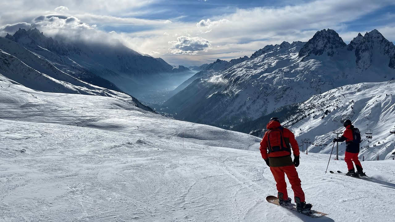 Ski Chamonix January 2023 (Le Tour) - Insta360 X3 - YouTube