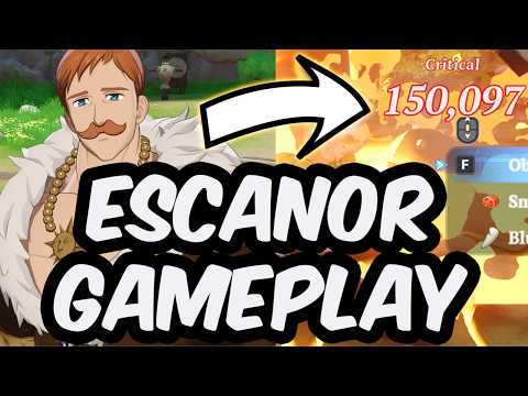 A MONSTER OF DESTRUCTION Escanor Gameplay First Look & Abyss Galland - Seven Deadly Sins: Origin