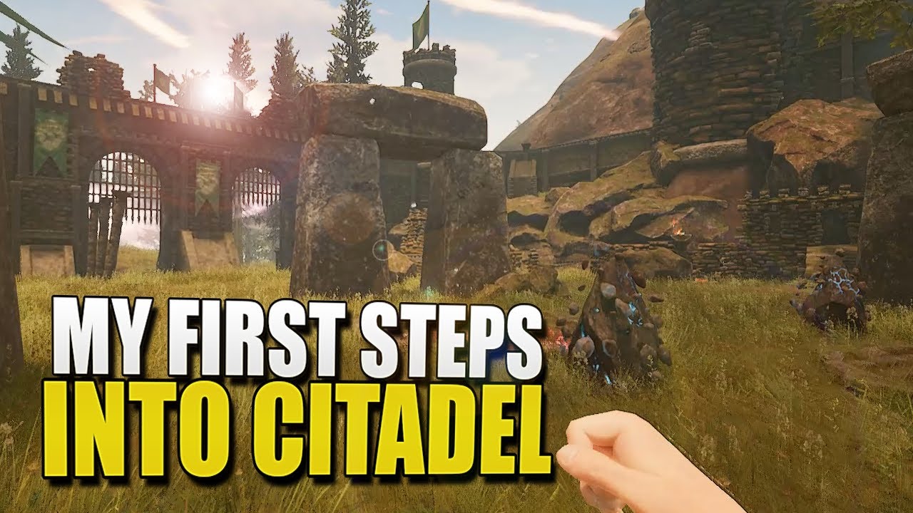 My FIRST Steps Into A FANTASY Sandbox (Citadel: Forged With Fire) #1 ...