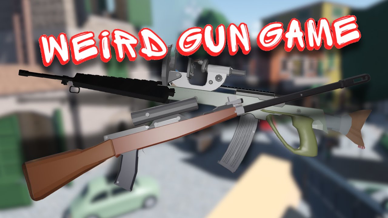 This gun game is... Weird. #roblox @rati396 #weirdgungame #gungame #fps ...