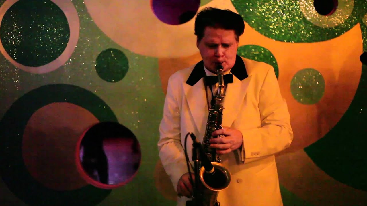 James Chance performs on Saxophone at The Beauty Bar Chicago 12-29-2010 ...