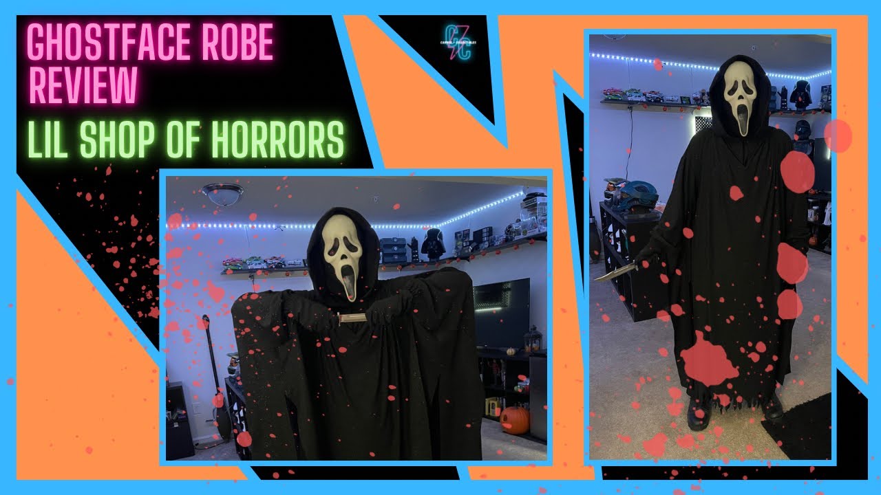 Ghostface Robe Scream 1996 Review (Lil Shop of Horrors) - YouTube