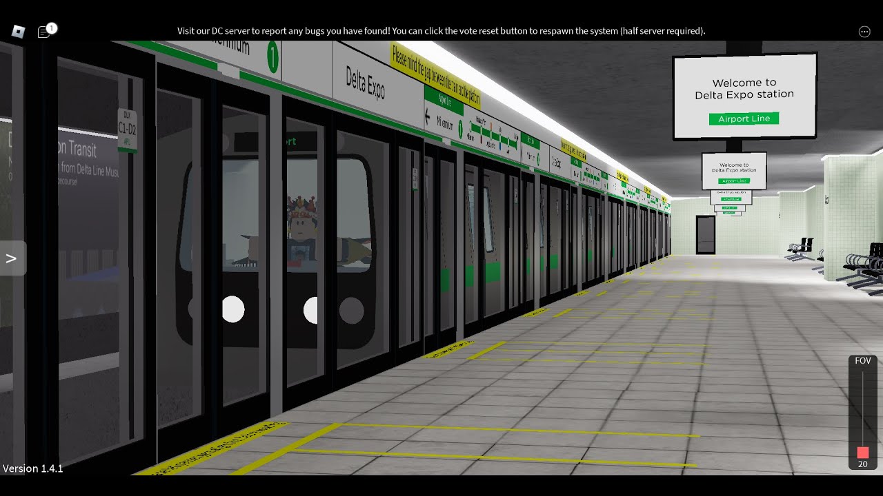 Roblox Delta Line Project | Airport Line Train going to Airport ...