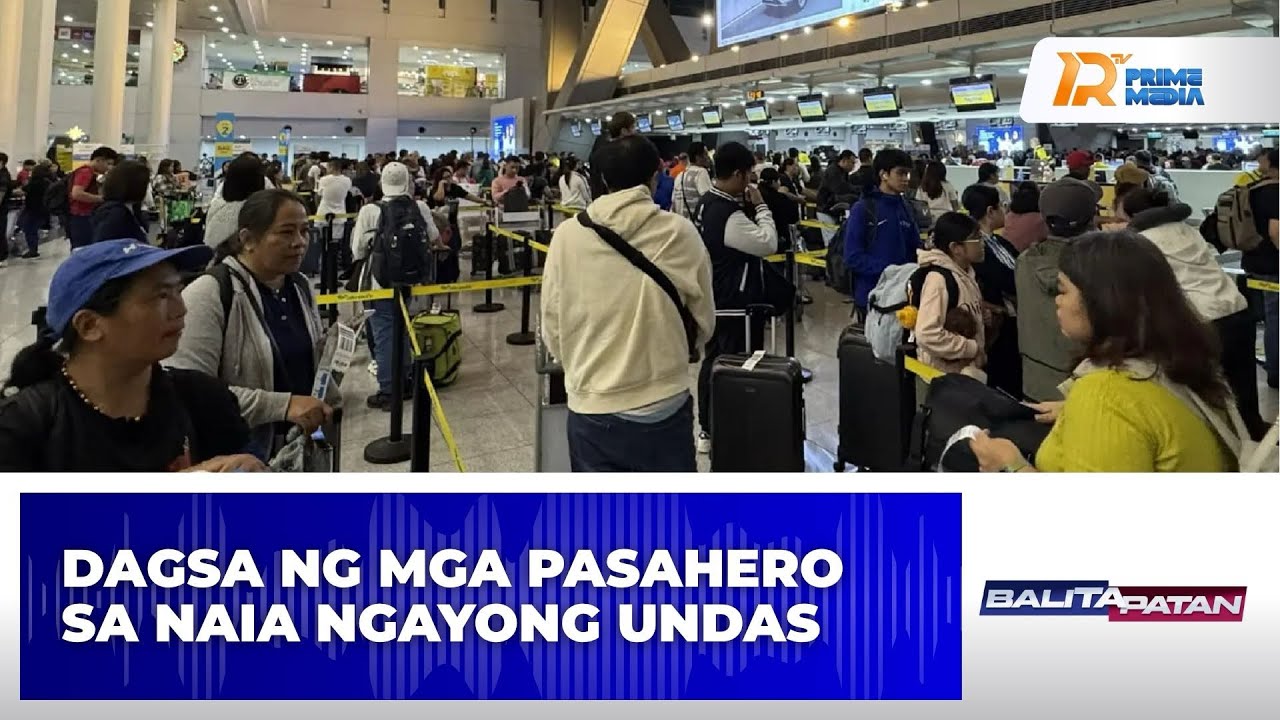 Dagsa ng mga Pasahero sa NAIA ngayong Undas | Balitapatan - YouTube