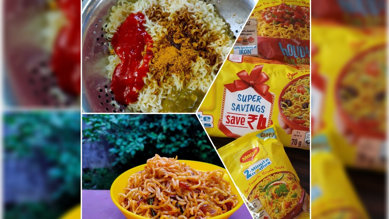 Maggi Recipe |Chinese spicy Maggi | Maggie Noodles - Apurva's kitchen ...