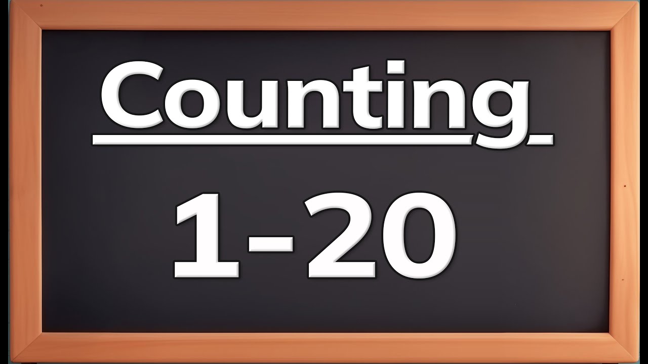 Counting from 1 to 20 | Fun Educational Video for Kids |1to20 counting | counting | kids ...