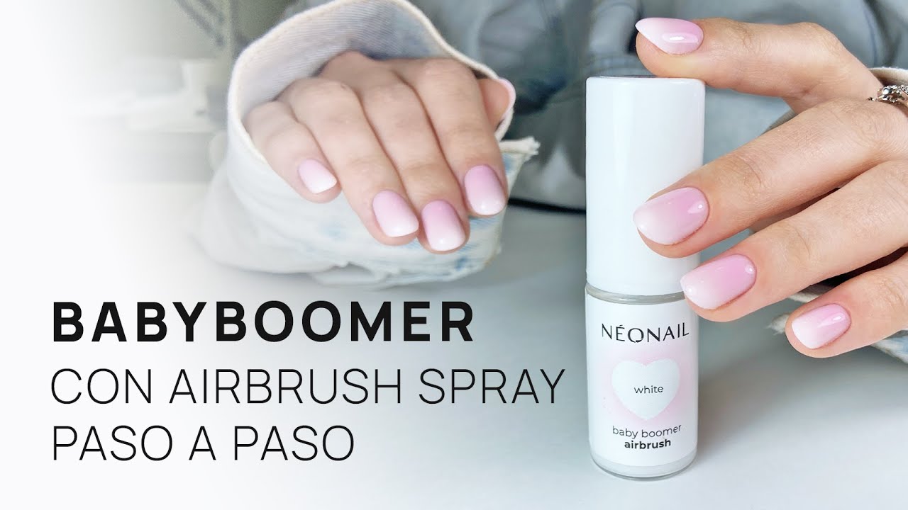 Uñas Babyboomer con Espray Airbrush de Neonail 💅🎨 - YouTube