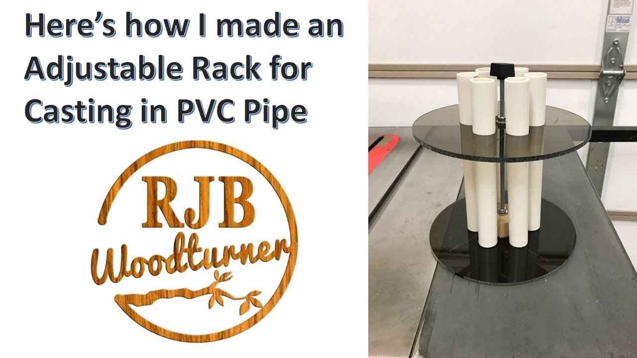 Here's How I Made An Adjustable Rack For Casting In PVC Pipe - YouTube