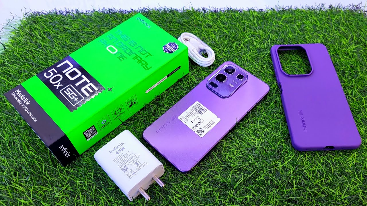 INFINIX NOTE 50X💫MTK-D7300 PROCESSOR 50MP AI LENS CAMERA📷45W FAST ...