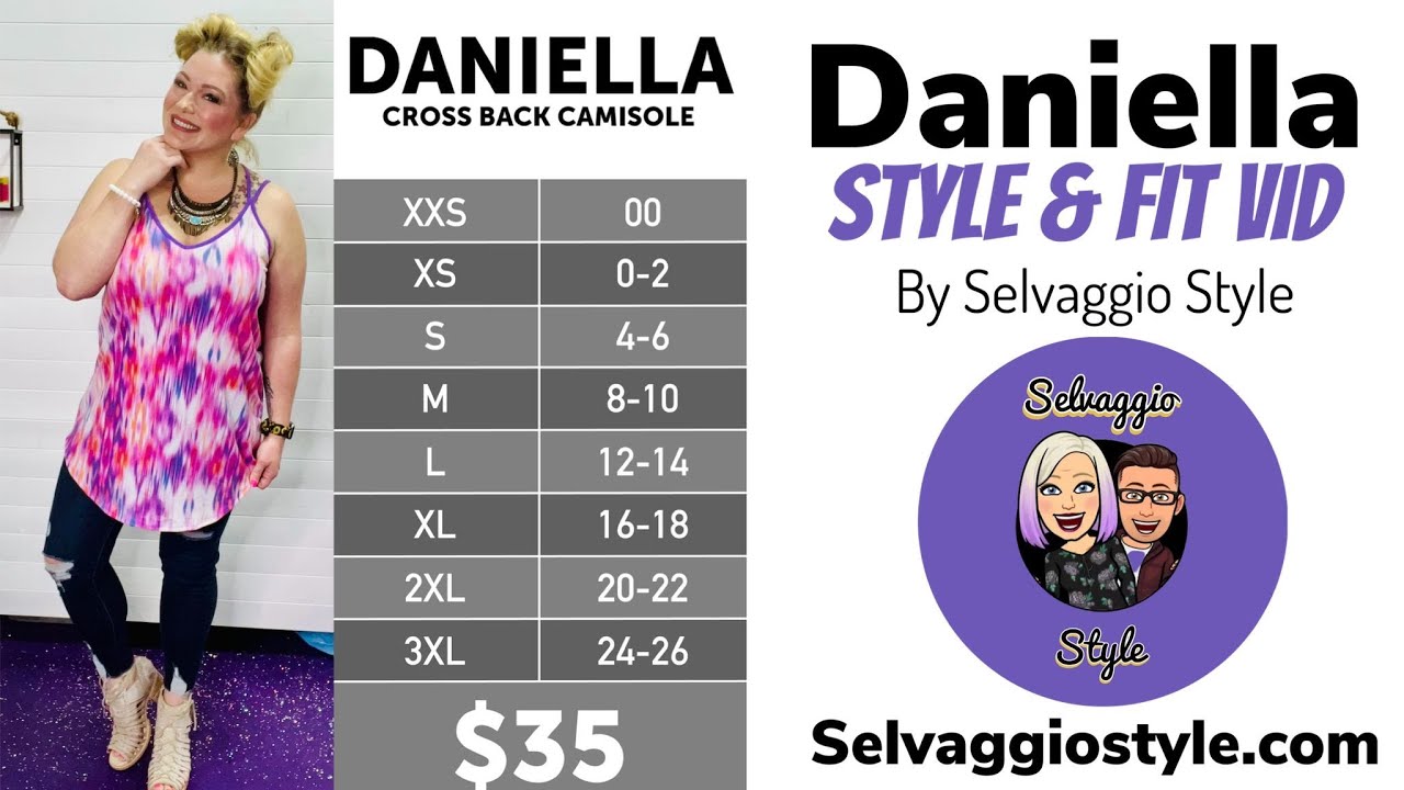 Cross Back Camisole by LuLaRoe MEET Daniella *NEW - YouTube