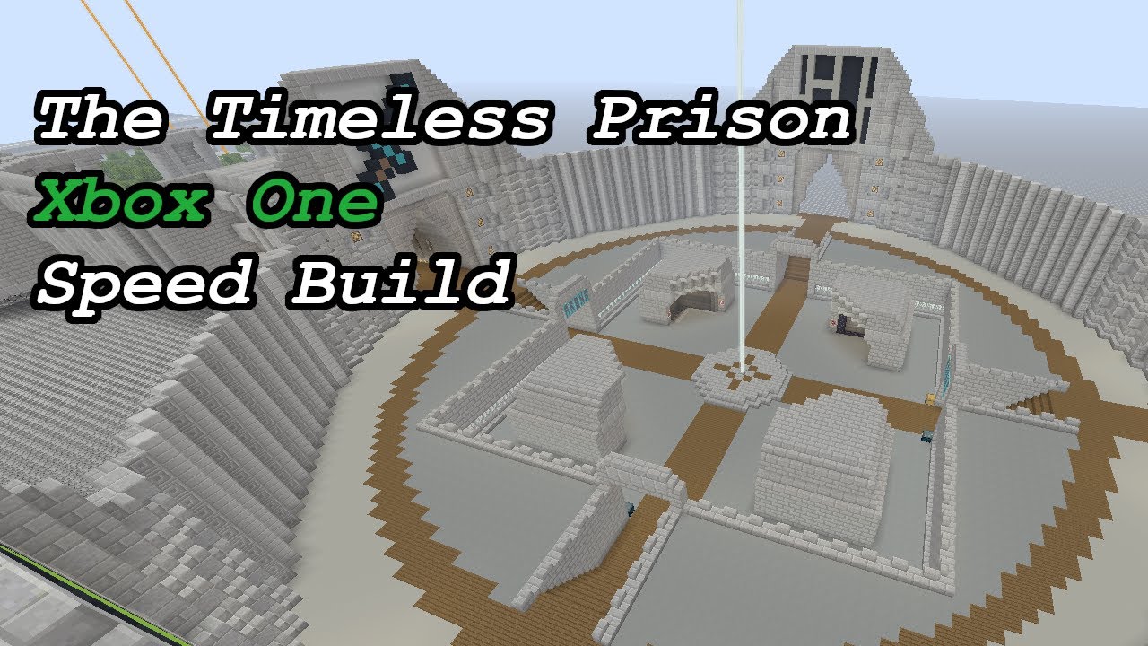 Minecraft The Timeless Prison- Spawn Area Speed Build - YouTube