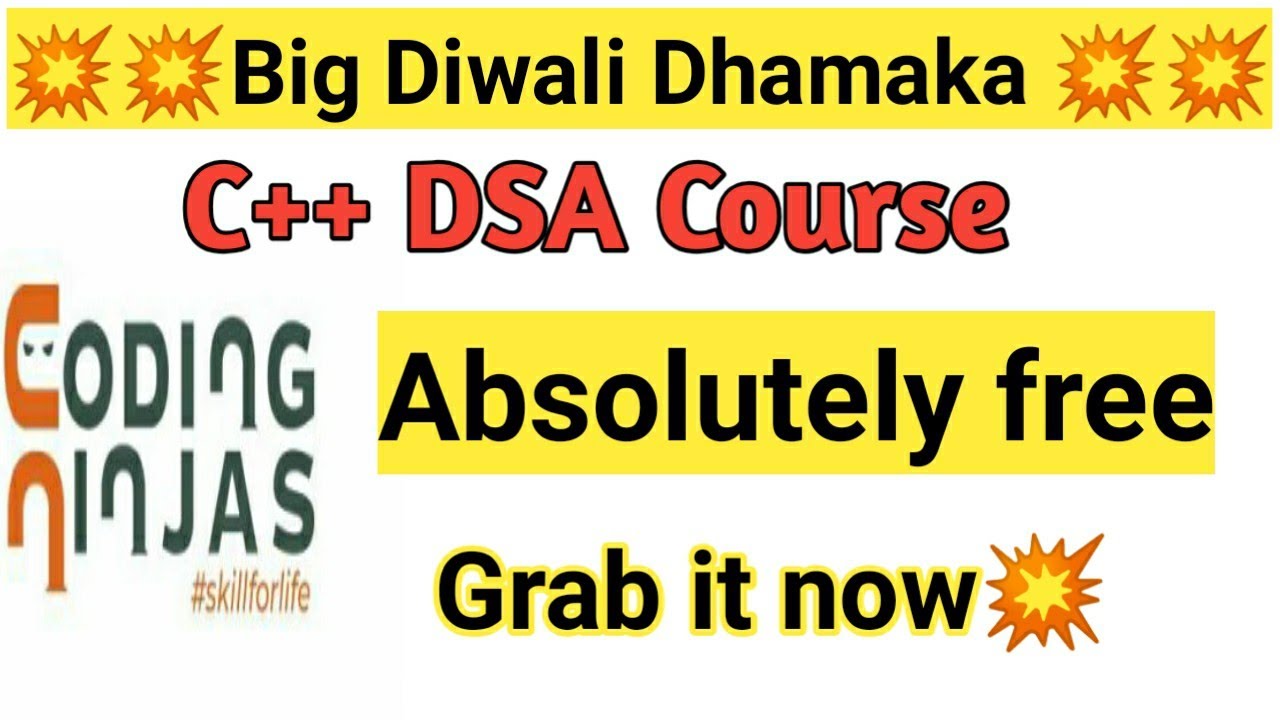 Coding Ninzas DSA Course Giveaway YouTube coding-ninzas-dsa-course-giveaway-youtube