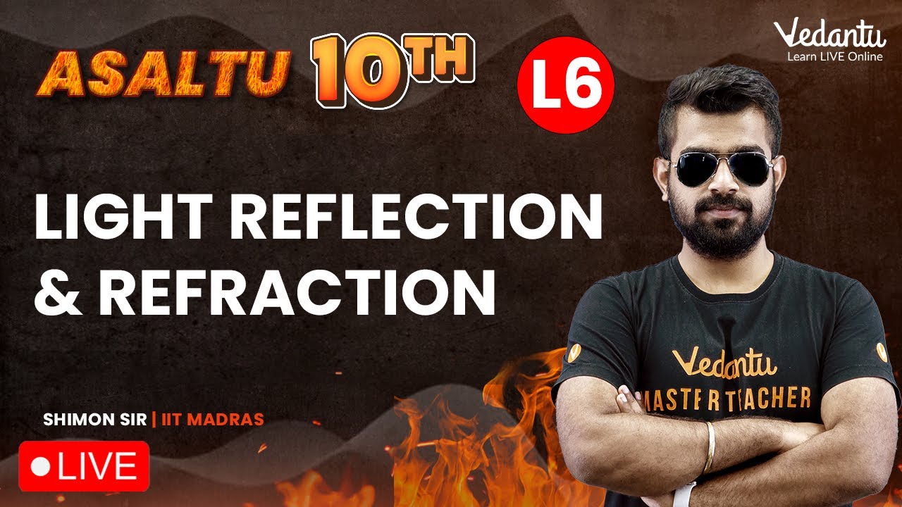 Light Reflection & Refraction | Shimon Sir | Vedantu Master Tamil ...