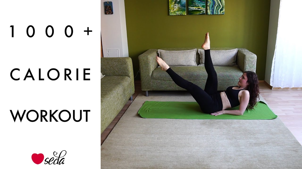 1000+ Calorie Workout || Intense full workout with HIIT, Strength and ...