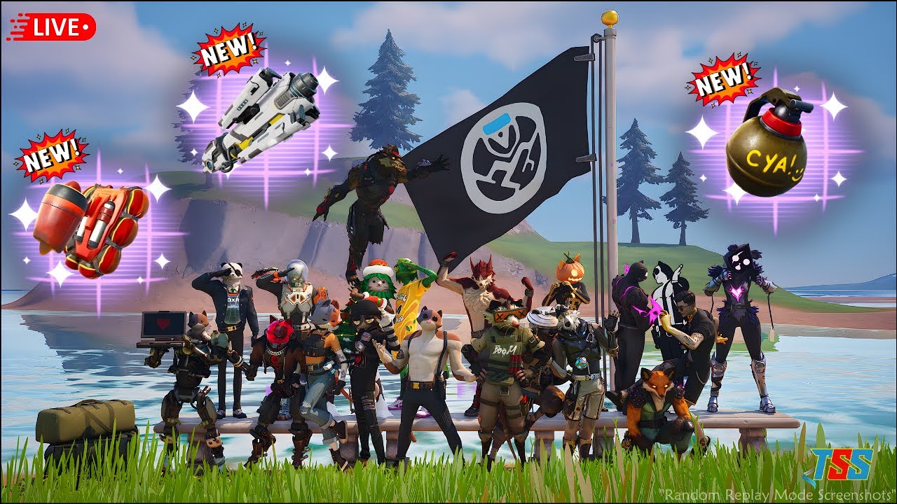 Fortnite Live New season C7 |TSS GAMING | Live Stream - YouTube