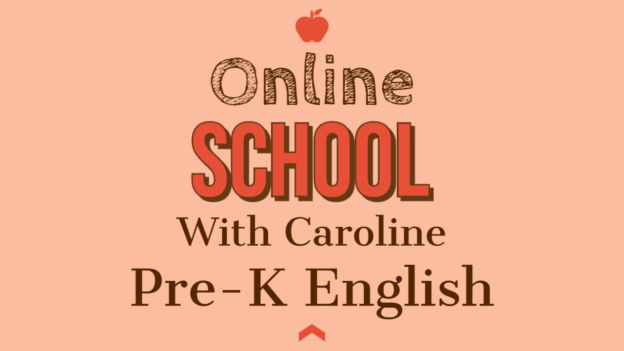 Pre-K English Monday 30th Mars 2020 - YouTube