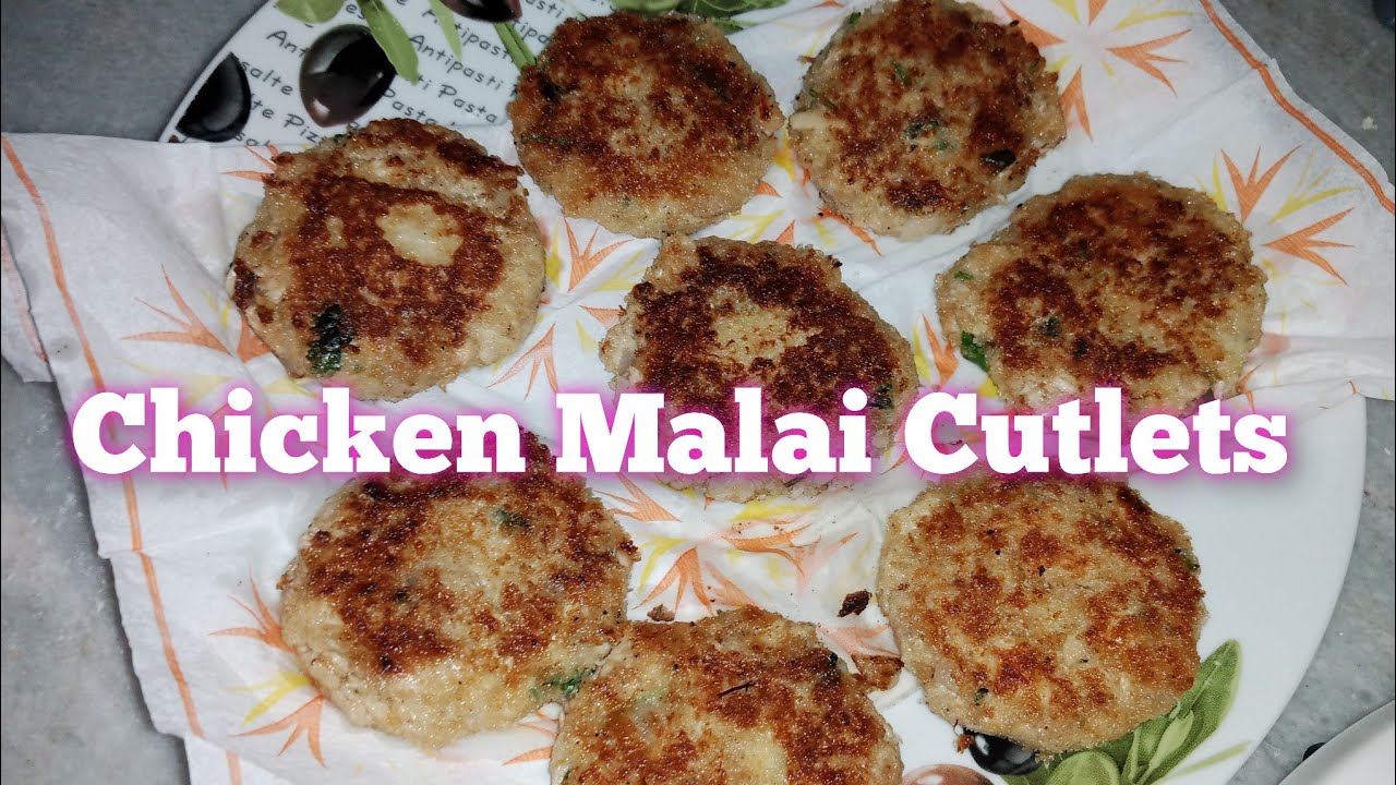 Chicken Malai Cutlets || Soft and Creamy || Easy Cutlets Recipe - YouTube